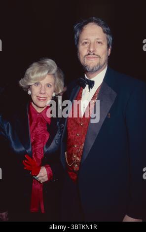 Erica Jong and husband Ken Burrows attend the opening night of "The ...