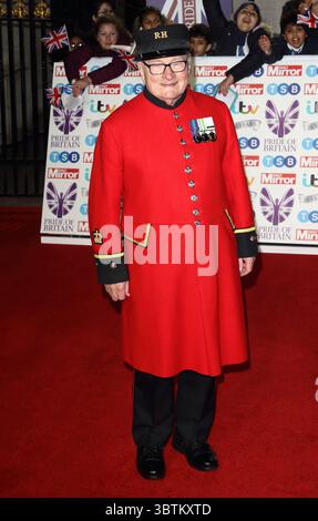 Colin Thackery on the red carpet at The Daily Mirror Pride of Britain ...
