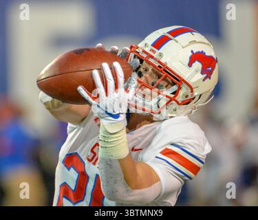 SMU Mustangs running back T.J. Harden (27) during the Holiday Bowl Game ...
