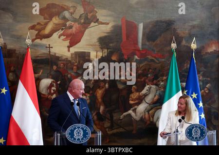 Austrian Chancellor Christian Stocker, Prime Minister Bart De Wever and ...