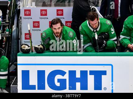 Dallas Stars right wing Denis Gurianov (34) battles with Nashville ...