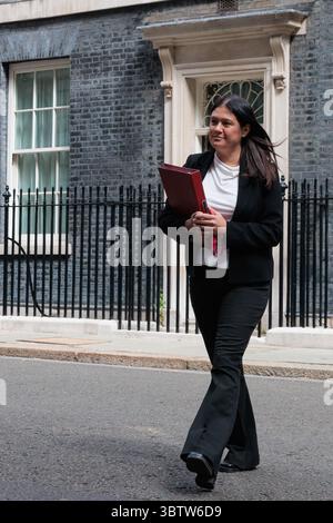 Culture Secretary Lisa Nandy leaving after a Cabinet meeting in Downing ...