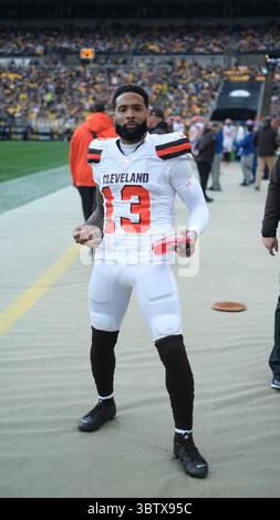 December 1st, 2019: Odell Beckham Jr. #13 during the Pittsburgh ...