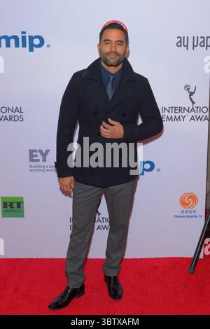 Ignacio Serricchio attends the 2019 International Emmy Awards at New ...