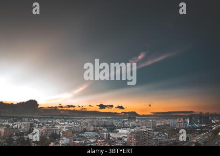 Bogota Skyline during Sunset, Colombia Stock Photo - Alamy