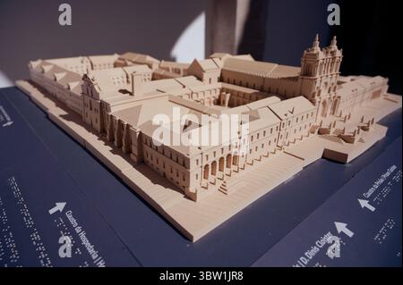 Tactile model of the Monastery of Alcobaça offering a detailed ...