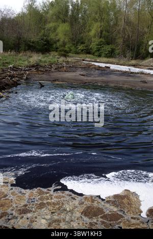 East Germany pollution Bitterfeld Mai 1990 thermal power plant cottbut ...