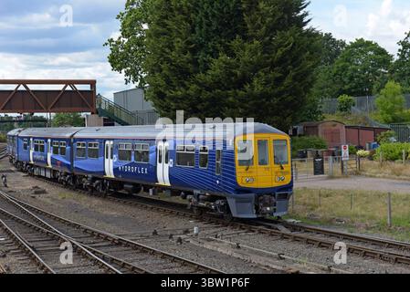 The Hydroflex hydrogen power train at Kidderminster Station, Severn ...