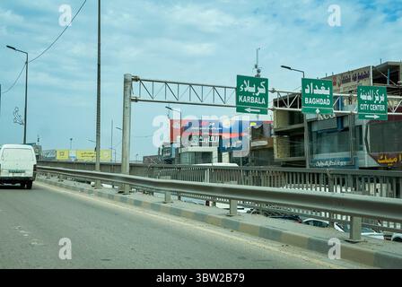 traffic signs in baghdad iraq Stock Photo - Alamy