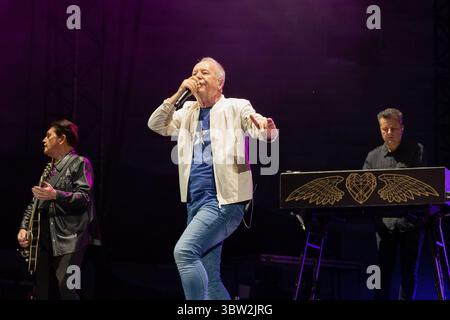 Arena, Verona, Italy, July 15, 2025, Simple Minds during Simple Minds ...