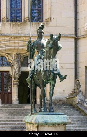 The Chateau de Pierrefonds, a medieval castle located in France ...