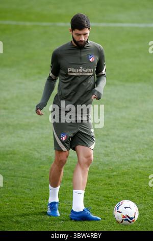 MADRID, SPAIN - NOVEMBER 06: Augusto Batalla and Ivan Balliu of Rayo ...