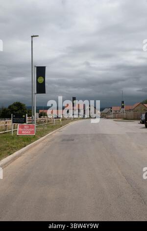 New housing development at Keyford Meadows, Frome, Somerset, England ...