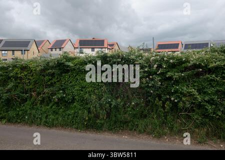 New housing development at Keyford Meadows, Frome, Somerset, England ...