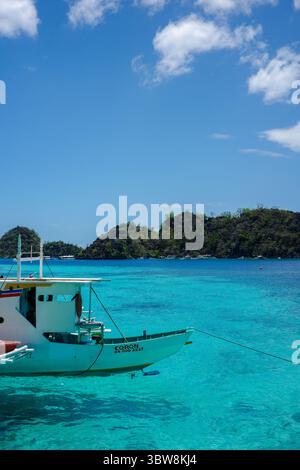 A unique design of a Filipino long-tail boat that is a signature in the ...