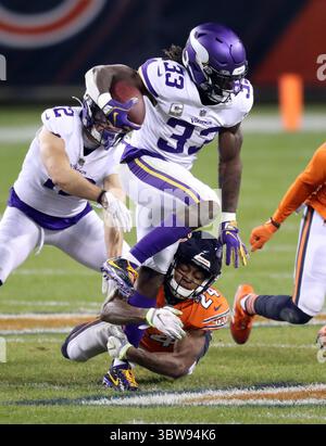Chicago Bears cornerback Buster Skrine (24) walks off the field after ...