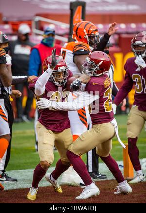 Washington Football Team cornerback Ronald Darby (23) runs downfield in ...
