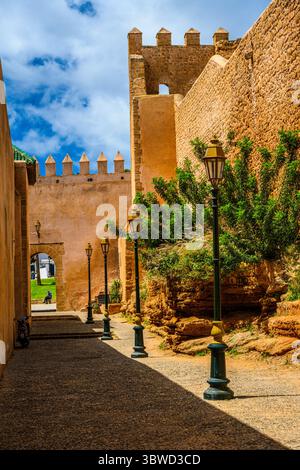 The old city walls of the medina of Salé, Morocco Stock Photo - Alamy