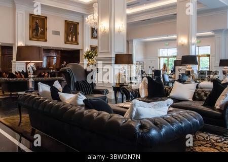 Lobby of the luxurious Equestrian Hotel at the World Equestrian Center ...