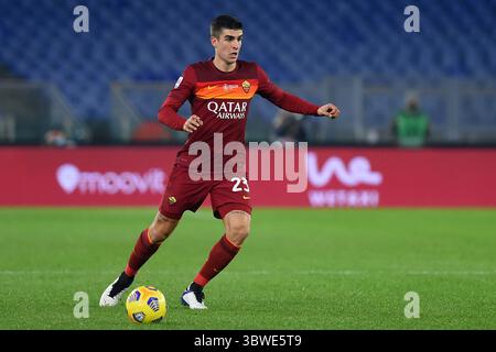 The Roma footballer Gianluca Mancini during the Roma-CSKA Sofia ...
