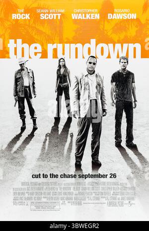 THE RUNDOWN, Rosario Dawson, Dwayne Johnson (aka The Rock), Seann ...