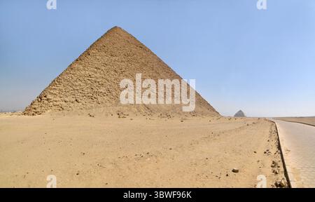 The Red Pyramid, also called the North Pyramid the largest of the ...