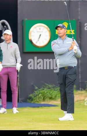 Rory McIlroy of Northern Ireland hits a shot during the final round of ...
