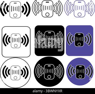 smartphone with wifi signal Stock Vector Image & Art - Alamy