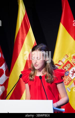 Crown Princess Leonor attends Award Ceremony of the 'Princess of Girona ...