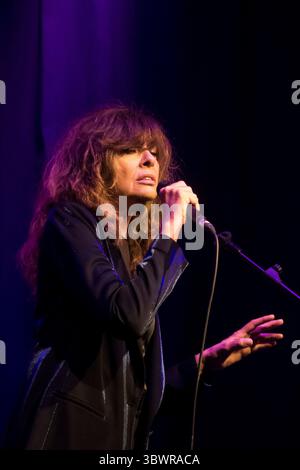 Italian singer Alice (Carla Bissi) in concert with the show Alice sings ...