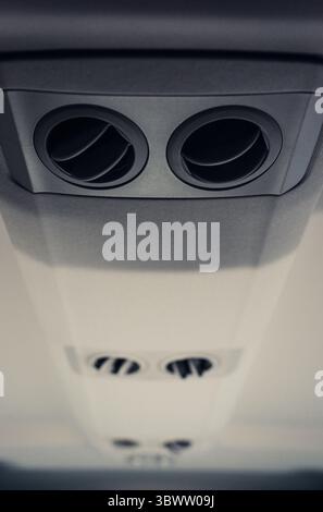 Car rear seats row air conditioning control system Stock Photo - Alamy