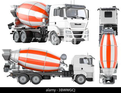 Realistic drum on white background. 3d render concept of musical ...