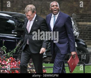 Johann Wadephul (CDU), Federal Foreign Minister, with Benjamin Netanyahu, Prime Minister of ...