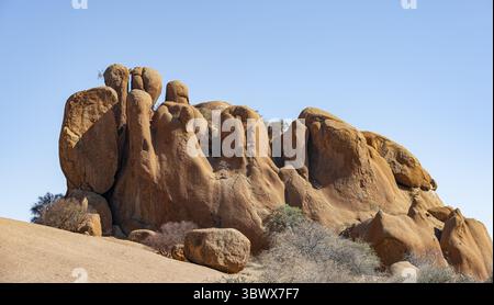 Rock formation, Pontok Mountains, Great Spitzkoppe, Spitzkoppe, Great ...