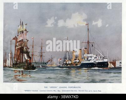 The HMS Speedy was a British Royal Navy brig-sloop, renowned for its ...