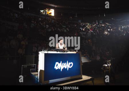 Image of DJ Nano at one of his parties with thousands of electronic ...