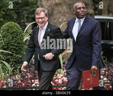 Johann Wadephul (CDU), Federal Foreign Minister, with Benjamin Netanyahu, Prime Minister of ...