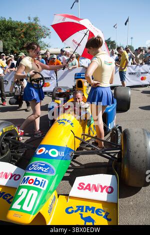1991 Benetton-Ford B191 driven by Ewen Ferguson at the Festival of ...