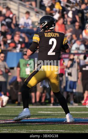 August 5th, 2021: #2 Mason Rudolph during the Pittsburgh Steelers vs ...