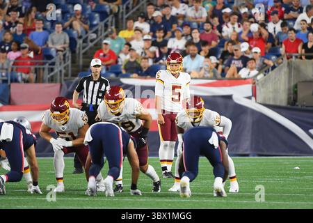 Washington Football Team punter Tress Way (5) during the first half of ...