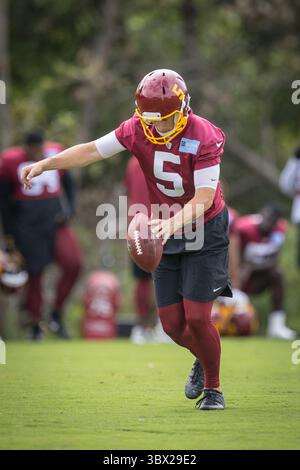 Washington Football Team's Tress Way plays during an NFL football game ...