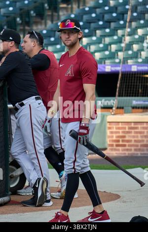 DENVER, CO - AUGUST 16: Arizona Diamondbacks Pitcher Paul Sewald (38 ...