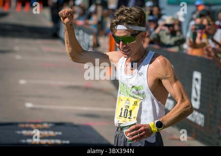 August 22, 2021: Englewood, Colorado's, Seth DeMoor, #101, celebrates ...