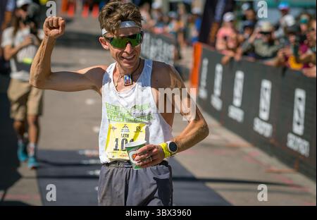 August 22, 2021: Englewood, Colorado's, Seth DeMoor, #101, celebrates ...
