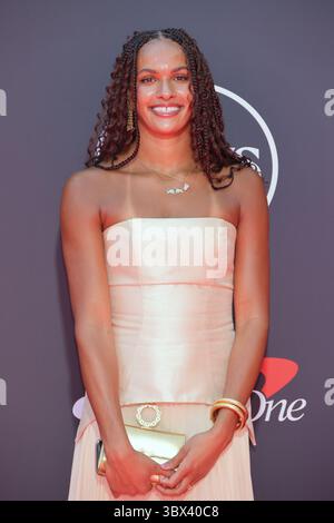 Olivia Babcock attends the 2025 ESPY Awards at Dolby Theatre on July 16 ...