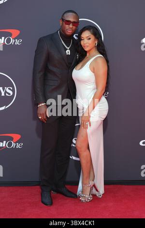Thedarrius Jackson and Ari Jackson attends the 2025 ESPY Awards at ...