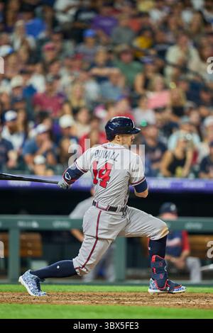 Atlanta Braves left fielder Adam Duvall bats against the Miami Marlins ...