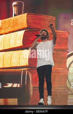 of AJR during the 'OK Orchestra' Tour at The Sylvee on September 7 ...