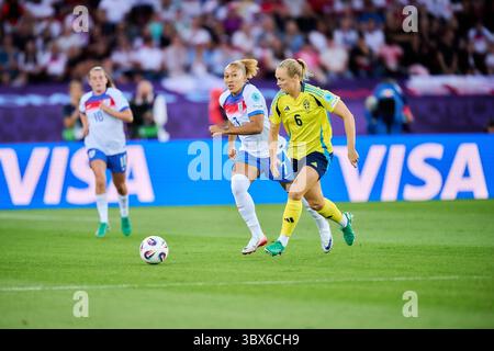 Lauren James (England, 7) am Ball UEFA Women?s Euro 2025: Frankreich ...
