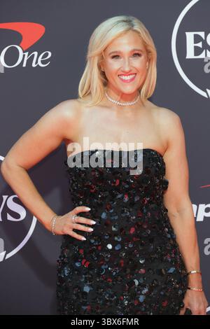 Tracy Sandler attends the 2025 ESPY Awards at Dolby Theatre on July 16 ...